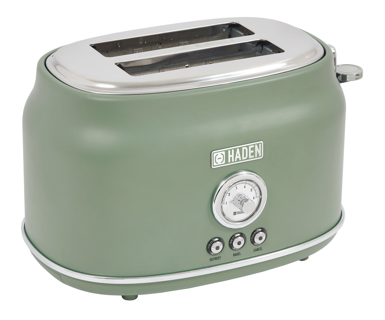 Dorset 2-Slice Toaster, Cedar Green & Chrome - 75172 – Hadenusa