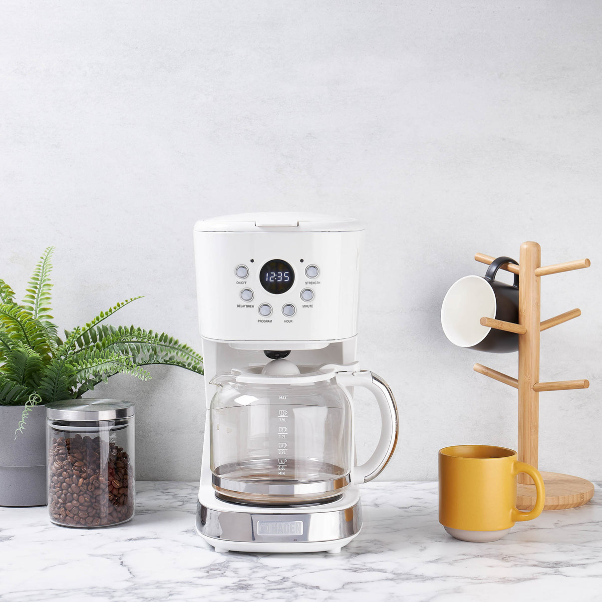 Haden Coffee Machine, Ivory - 75061 – Hadenusa