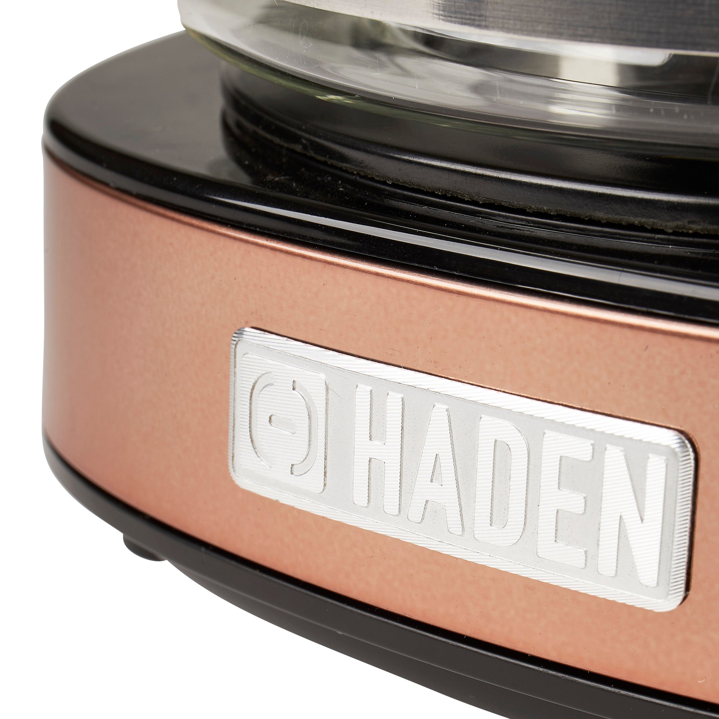 Haden Coffee Machine, Black & Copper - 75075 – Hadenusa